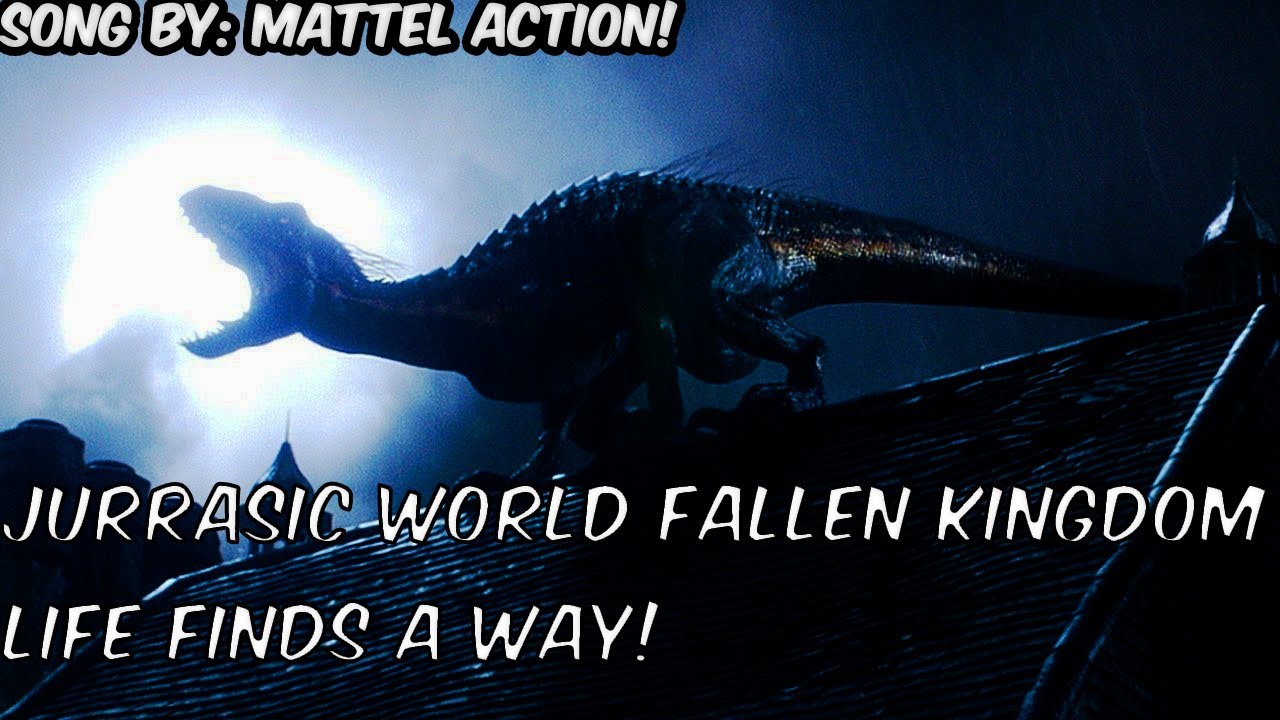 Jurrasic world Song "Life finds a way" || MATTEL ACTION! - YouTube