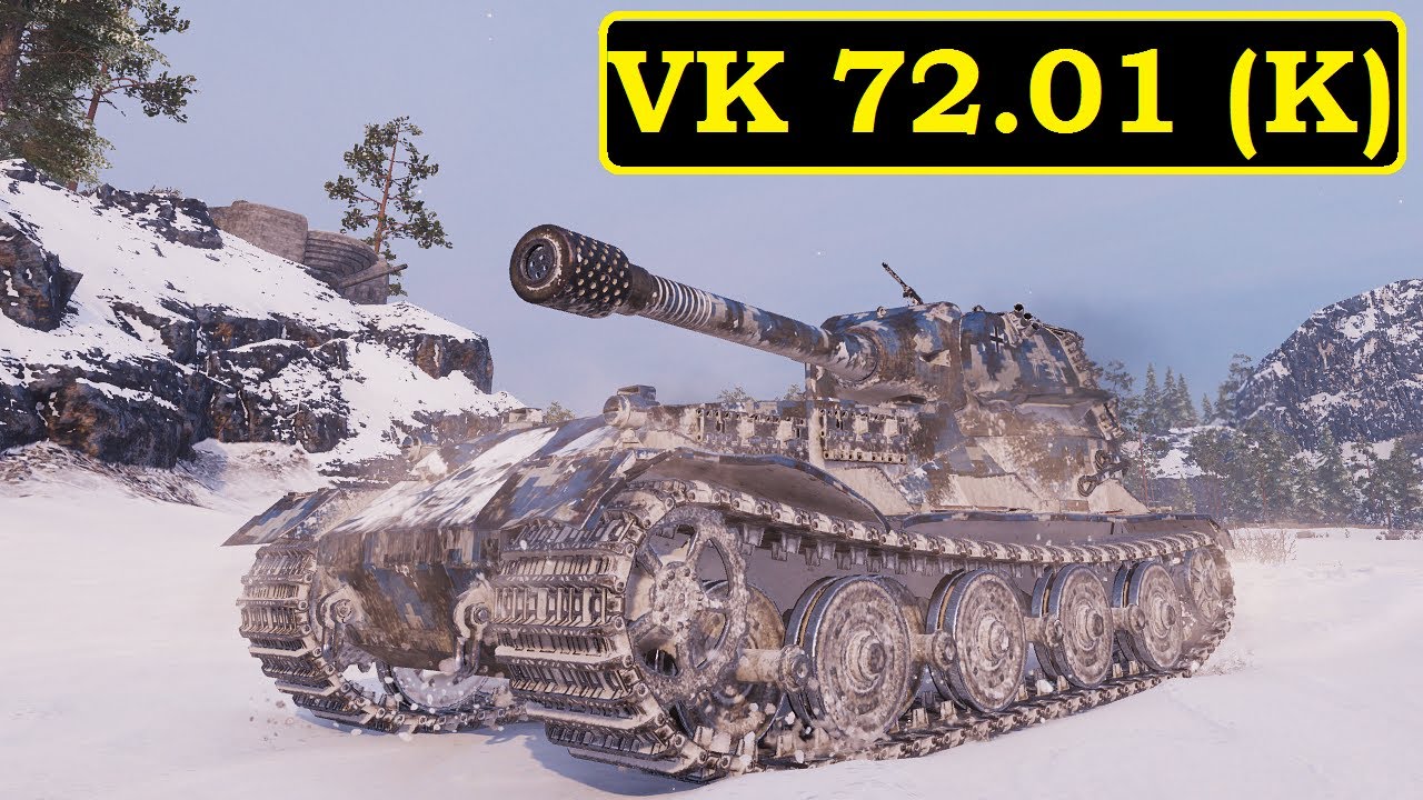 VK 72.01 (K). 10.7k dmg, 7 kills. World of Tanks Top Replays. - YouTube