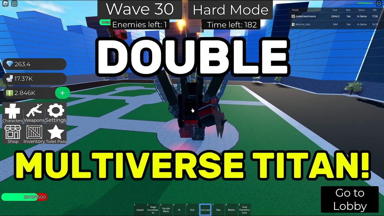 Why so many toilets in hard mode? But sure, we beat it! Super Toilet ...