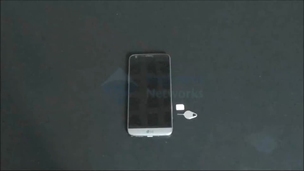 How to insert SIM card - LG G5 - YouTube