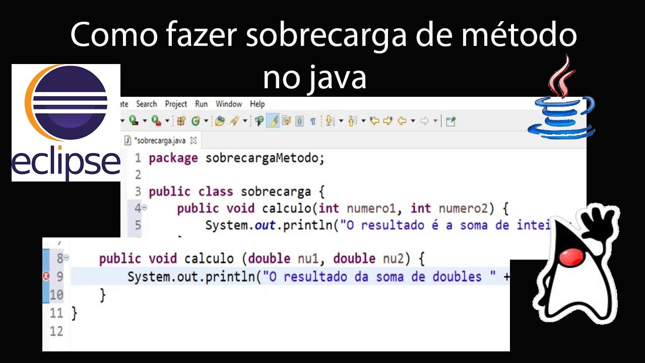 Como fazer sobrecarga de método no Java - YouTube