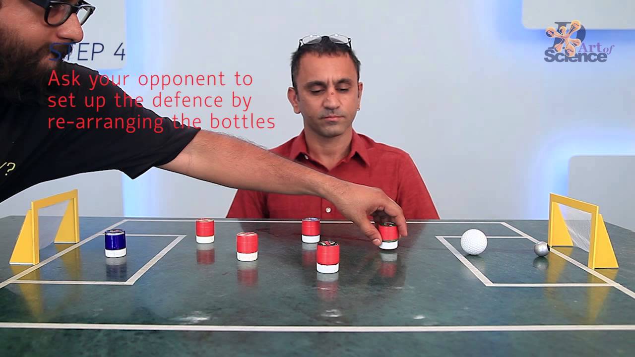 How to make a Football game with magnets - dArtofScience - YouTube