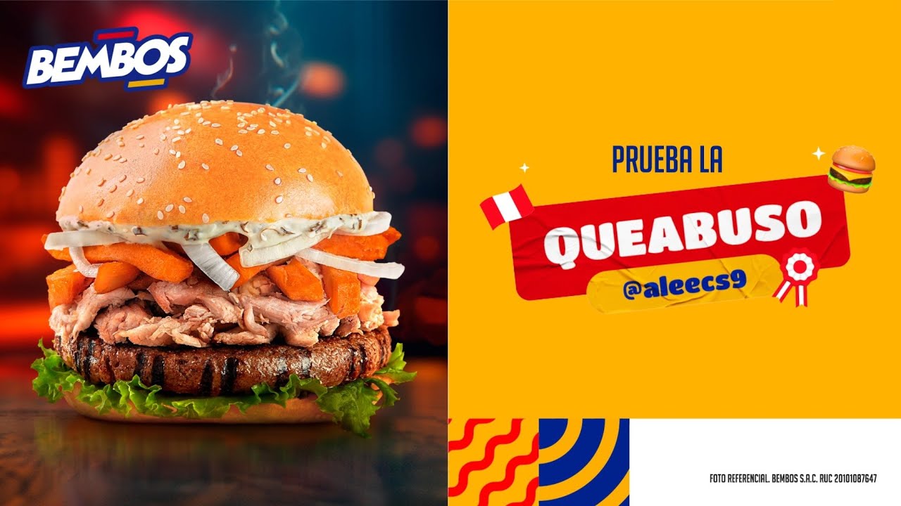 ¡Prueba la nueva Bembos Queabuso, nombrada por ustedes! - YouTube