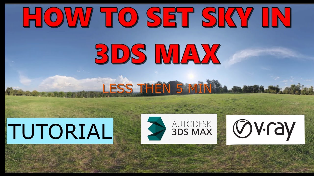 SET HDRI SKY MAP IN 3DS MAX - YouTube