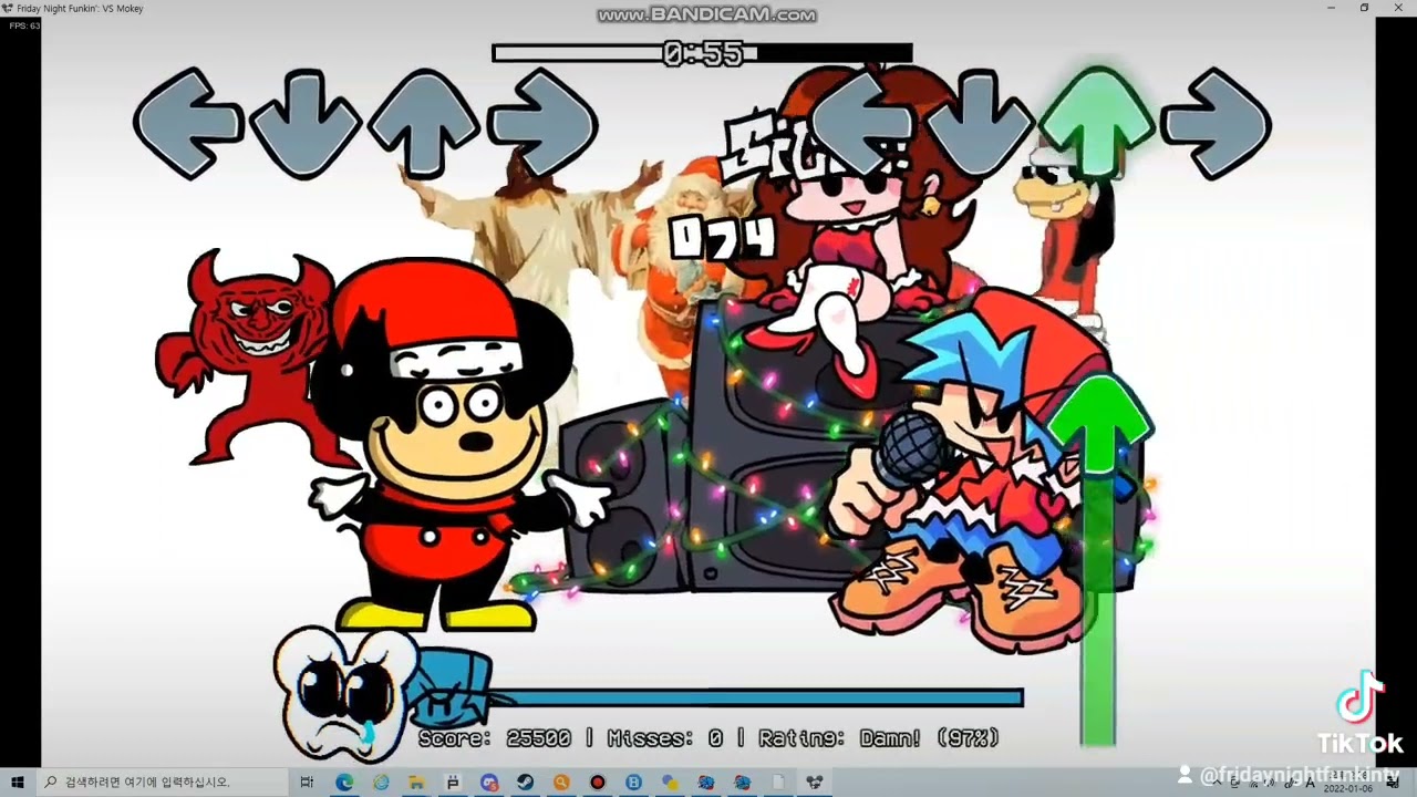 Friday Night Funkin' VS Mokey FULL WEEK (FNF Mod) (Sr Pelo Mokey's Show ...