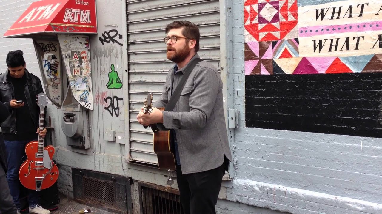 'The Engine Driver' -- Colin Meloy (the Decemberists) Busking In ...