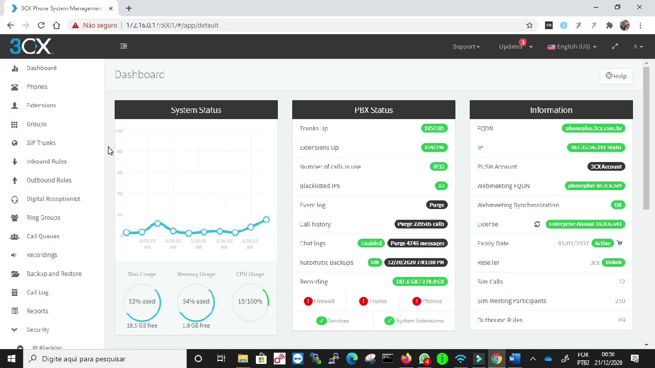 Apresentação Sistema 3CX - YouTube