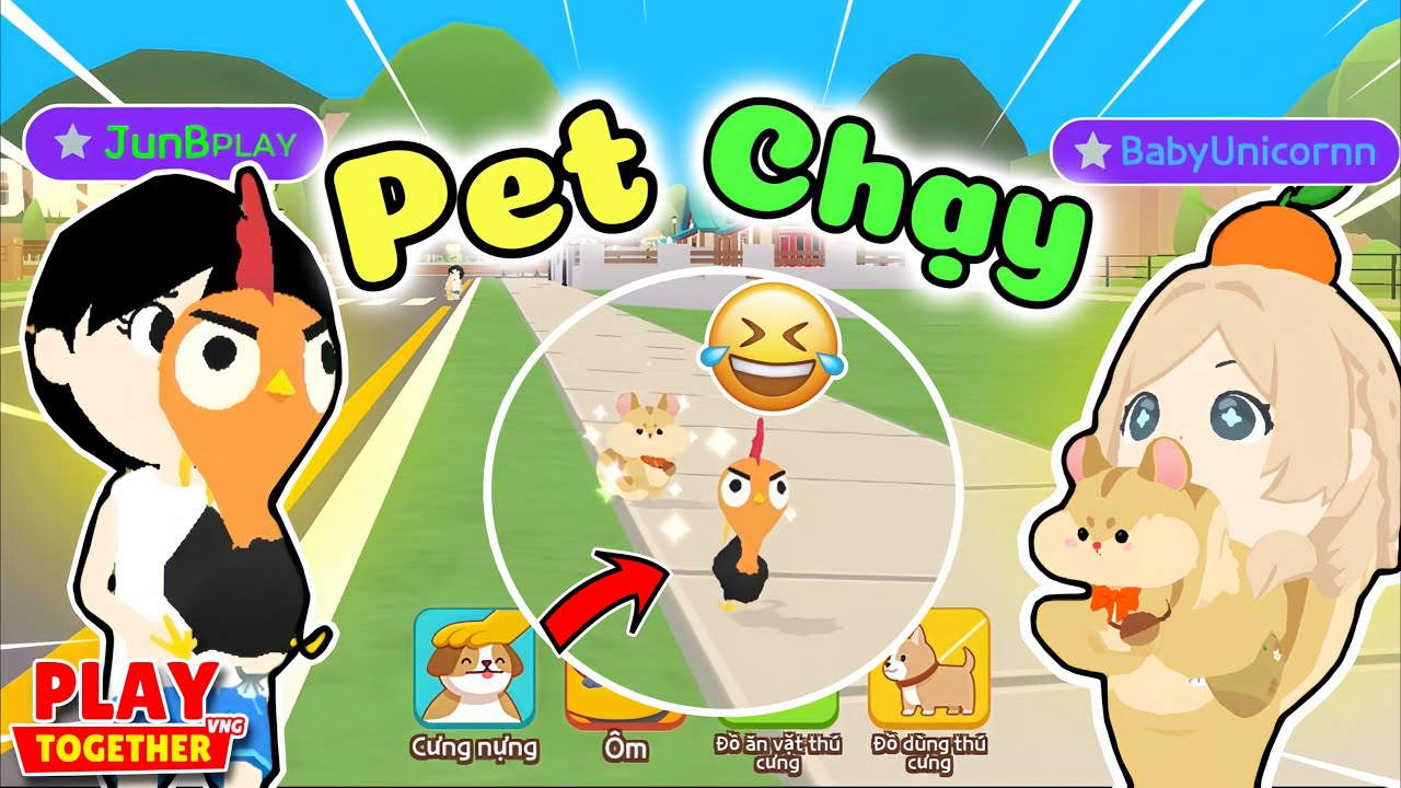 Play Together | Mình Phát Hiện Cách Làm Pet Chạy Khiến Uni Phải Sợ ...