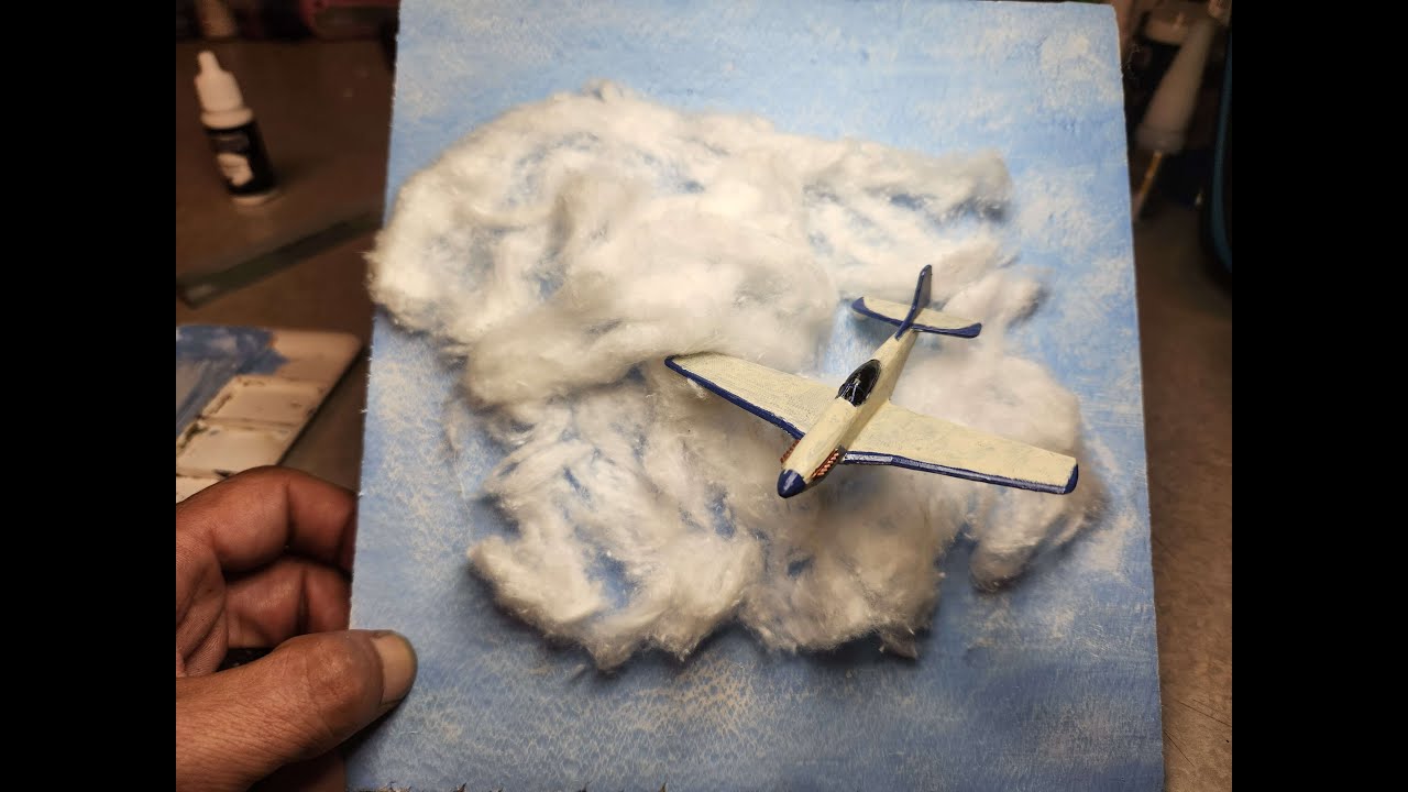He Flies Through The Clouds! A Wall Hanging Diorama - YouTube
