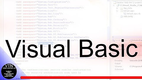 Visual Basic / Visual Studio - YouTube