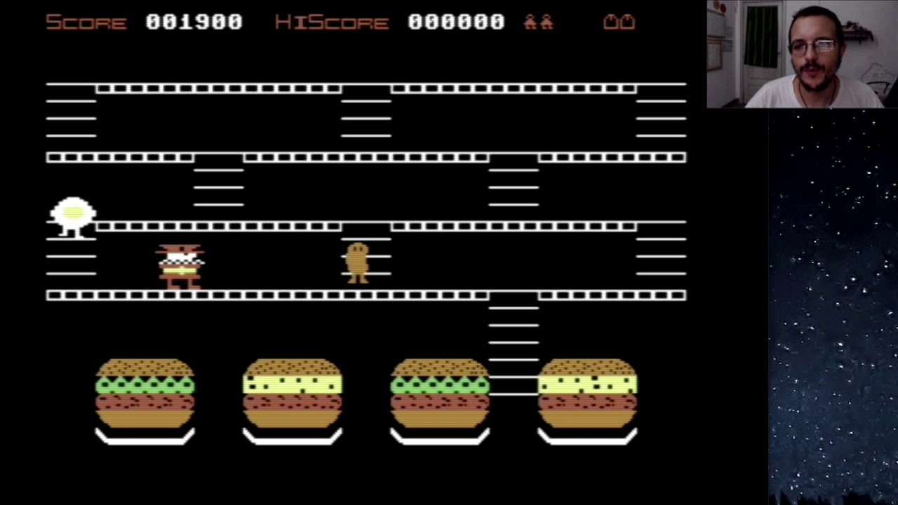 Mr. Wimpy (1984 - C64) // Un clon publicitario del Burger Time - YouTube