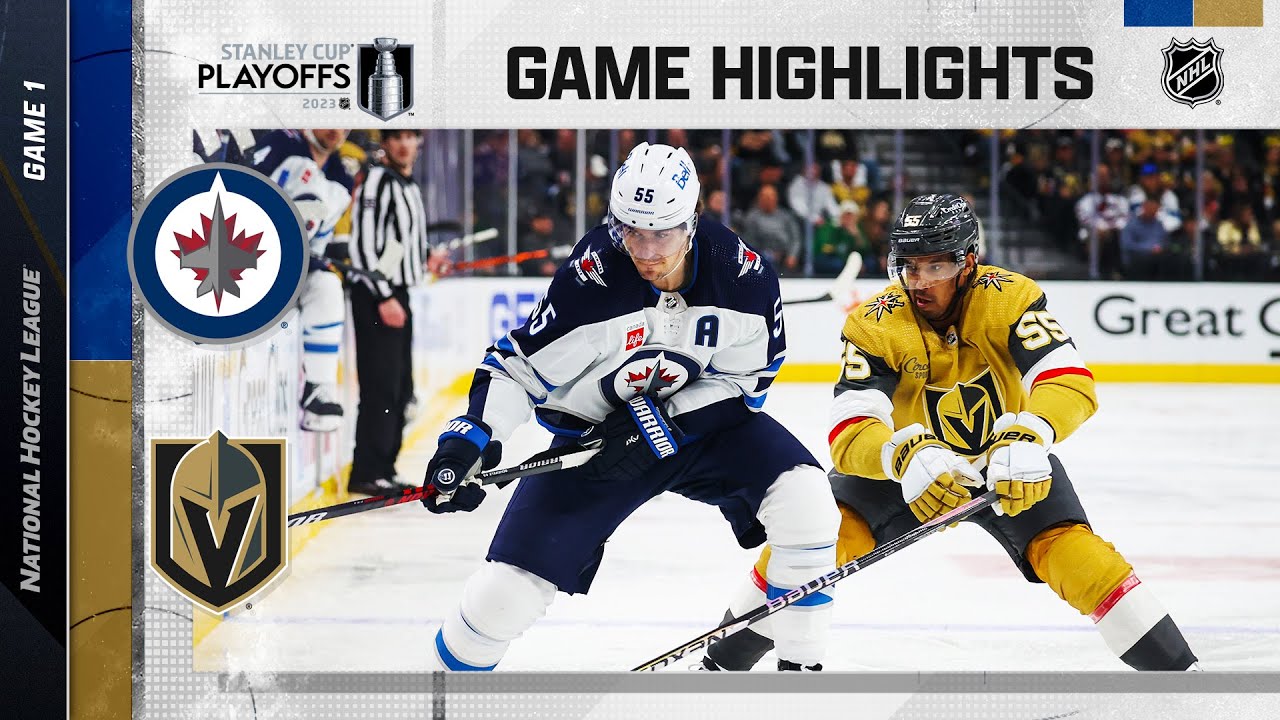 Jets @ Golden Knights; Game 1, 4/18 | NHL Playoffs 2023 | Stanley Cup ...