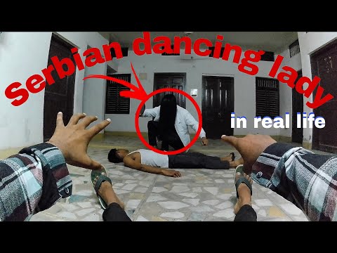 Serbian dancing lady part 4 | in real life | @horrorescape-w4s 
