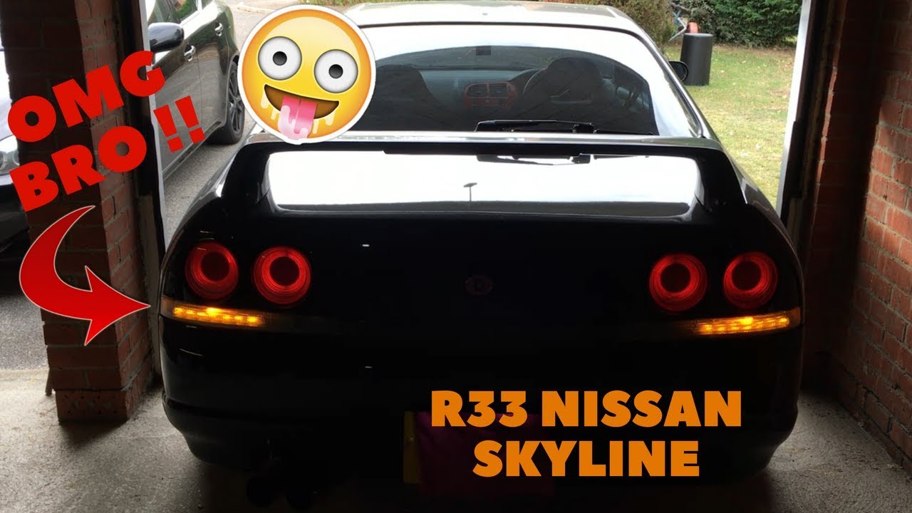 Skyline R33 GTST Sweeping LED Rear Indicators - YouTube