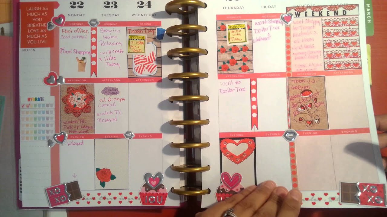 My diy planner covers and small walk through - YouTube