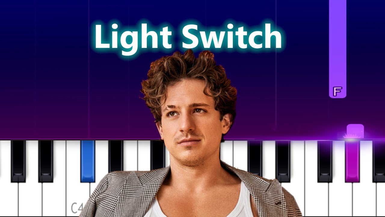 Charlie Puth - Light Switch | Piano Tutorial Acordes - Chordify