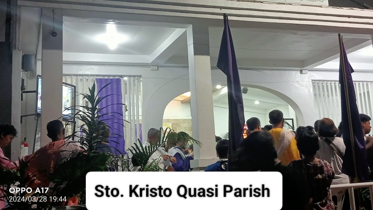Sto. Kristo Quasi Parish 🙏 First Visited church in our Visita Iglesia ...