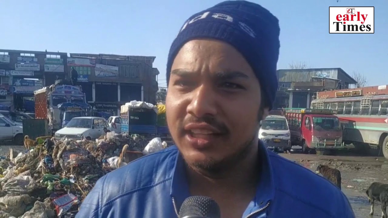Anantnag Bus Stand turns into Garbage Bin - YouTube