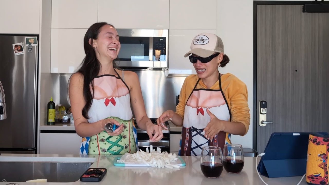 COOK DINNER WITH FRANNY AND NEZZA! - YouTube