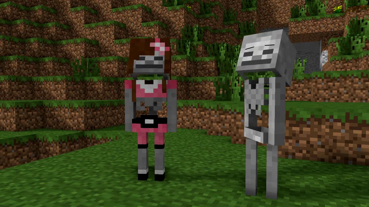 Real Life Minecraft Skeleton