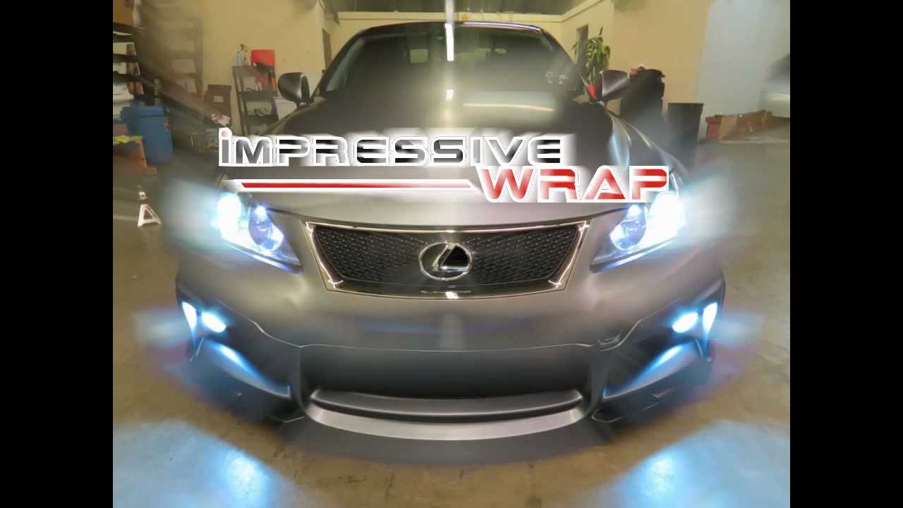 LEXUS IS Wraped in 3M Satin Matte Grey Metallic By Impressive Wrap ...