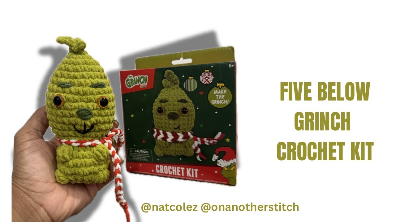 Five Below Grinch Crochet Kit Tutorial - YouTube