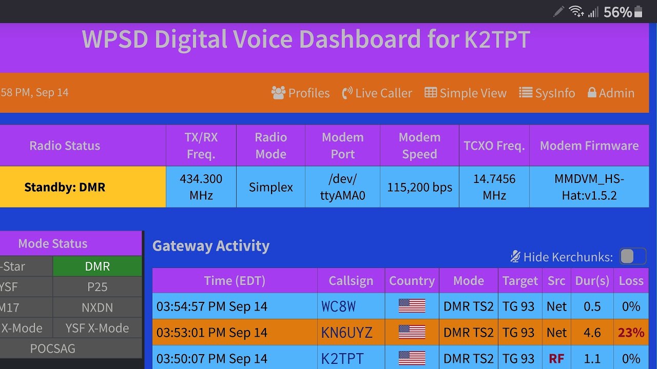 WPSD Calibration for D-Star, DMR, YSF, P25, NXDN (to bring BER to (0%) - YouTube