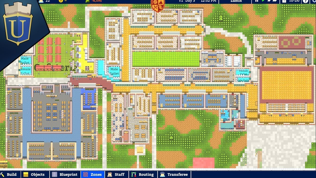 Academia School Simulator | Completion of Huge School - YouTube