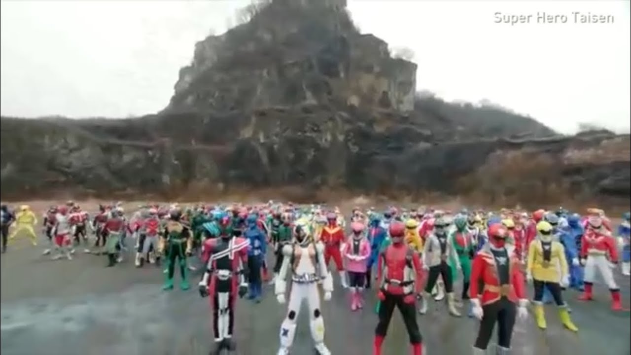 All Power Ranger, Mask Rider, Bioman and Kamen Rider Ultraman Assemble ...