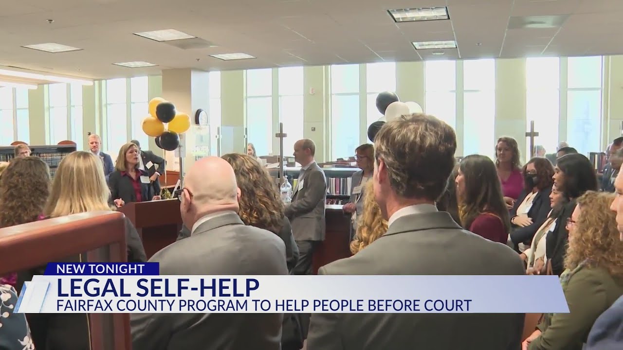 In push for equity in justice, Fairfax Co. opens legal self-help resource center - YouTube
