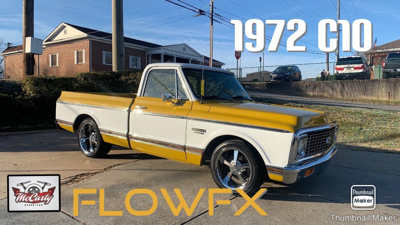 1972 Chevy C10 Polished Stainless Exhaust - YouTube