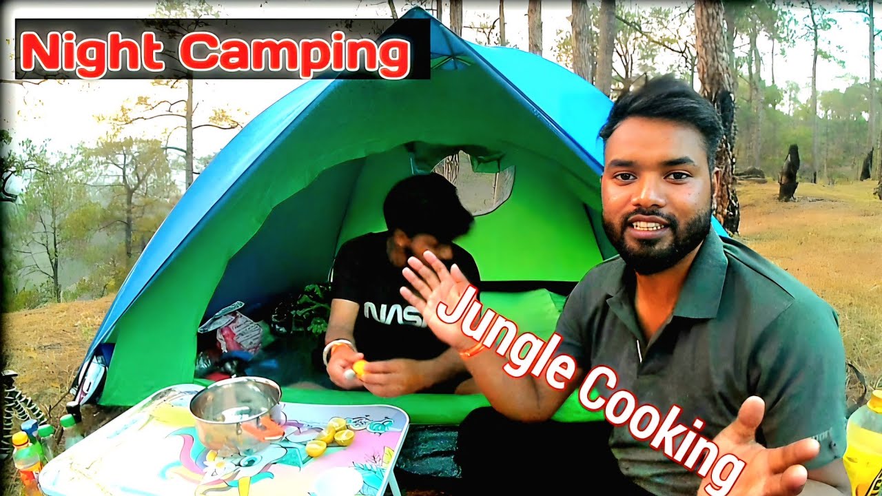 Outdoor Cooking in Forest Camping || Uttrakhand Camping || Camping in ...