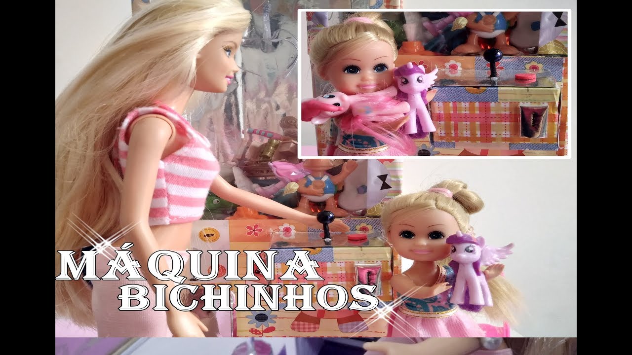 Barbie Maquina de Pegar Bichinho para Barbie TOY KIDS - YouTube