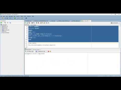 PLSQL cursors with realtime project examples in a simple way - YouTube