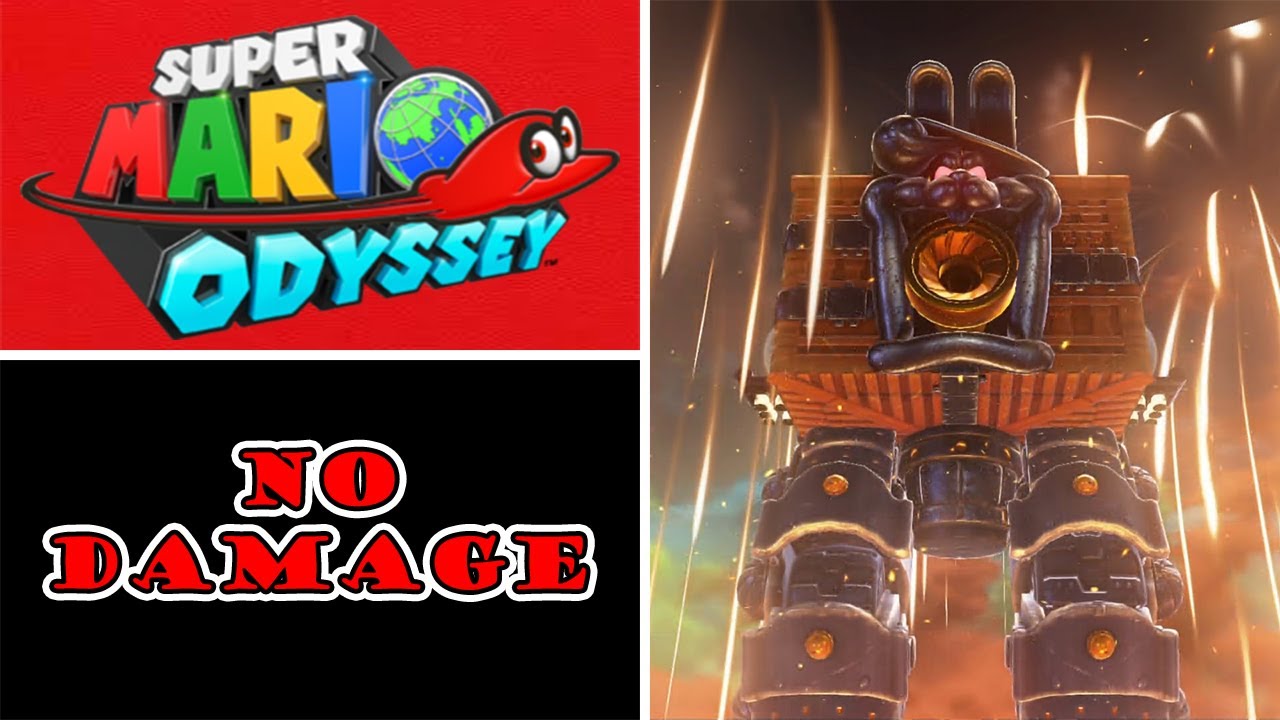 Super Mario Odyssey - Robo Brood Boss Fight - No Damage - YouTube