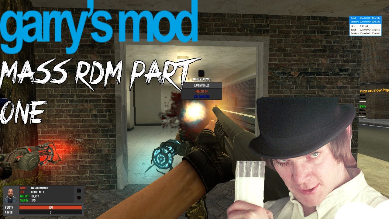Garry's Mod DarkRP - Mass RDM part 1 - ULTRA VIOLENCE! - YouTube