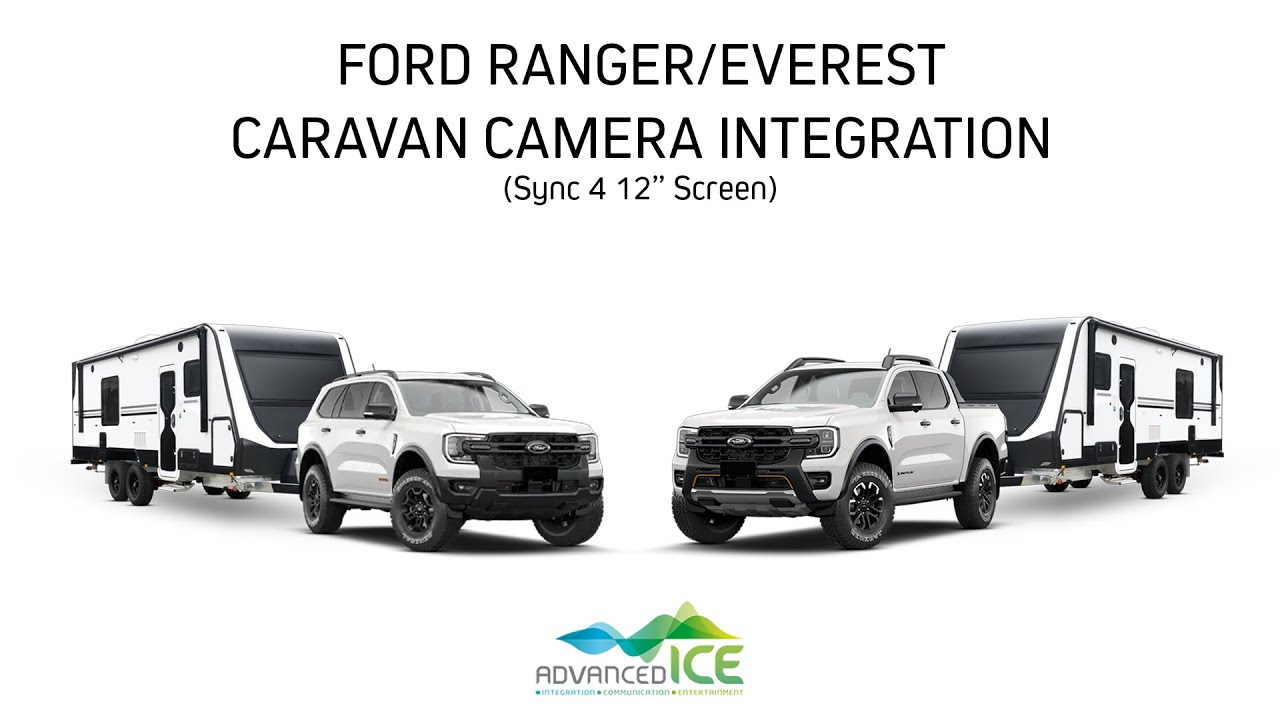 Ford Ranger & Everest Caravan Camera Integration | 12 inch Screen - YouTube
