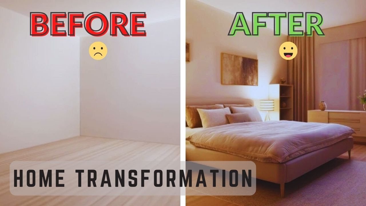 Empty Room to Dream Home Transformation | Stunning Interior Design ...