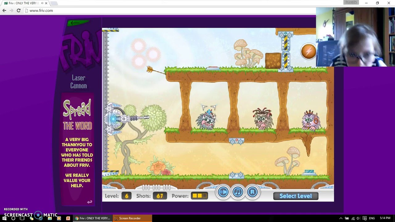 Friv games #3 Laser cannon - YouTube