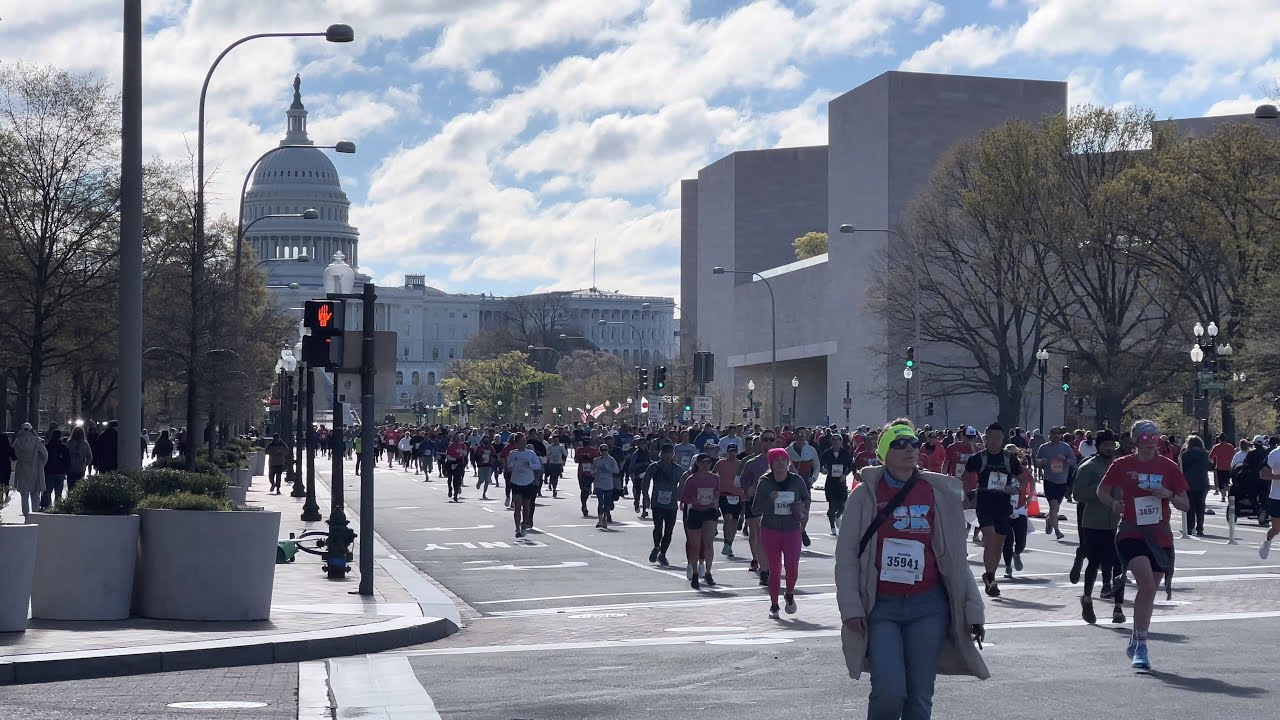 [Race] 2024 Cherry Blossom Running Weekend, Washington DC - YouTube