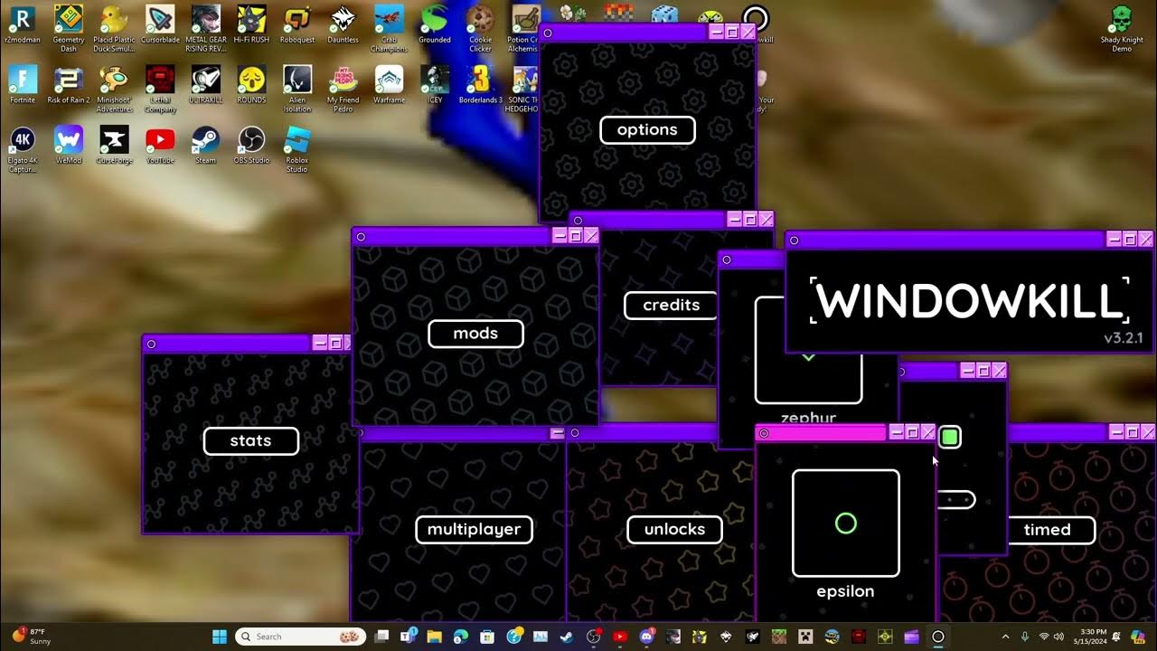 playing more window kill - YouTube