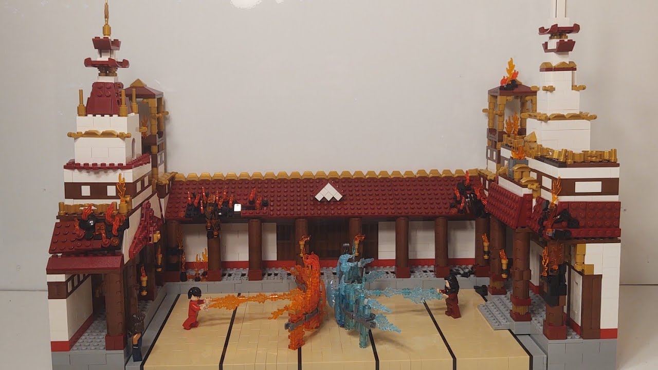 Lego Avatar: The Last Airbender Zuko vs. Azula Agni-Kai M.O.C. - YouTube