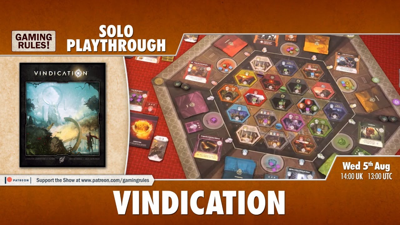 Vindication - Solo Playthrough with Paul Grogan - YouTube