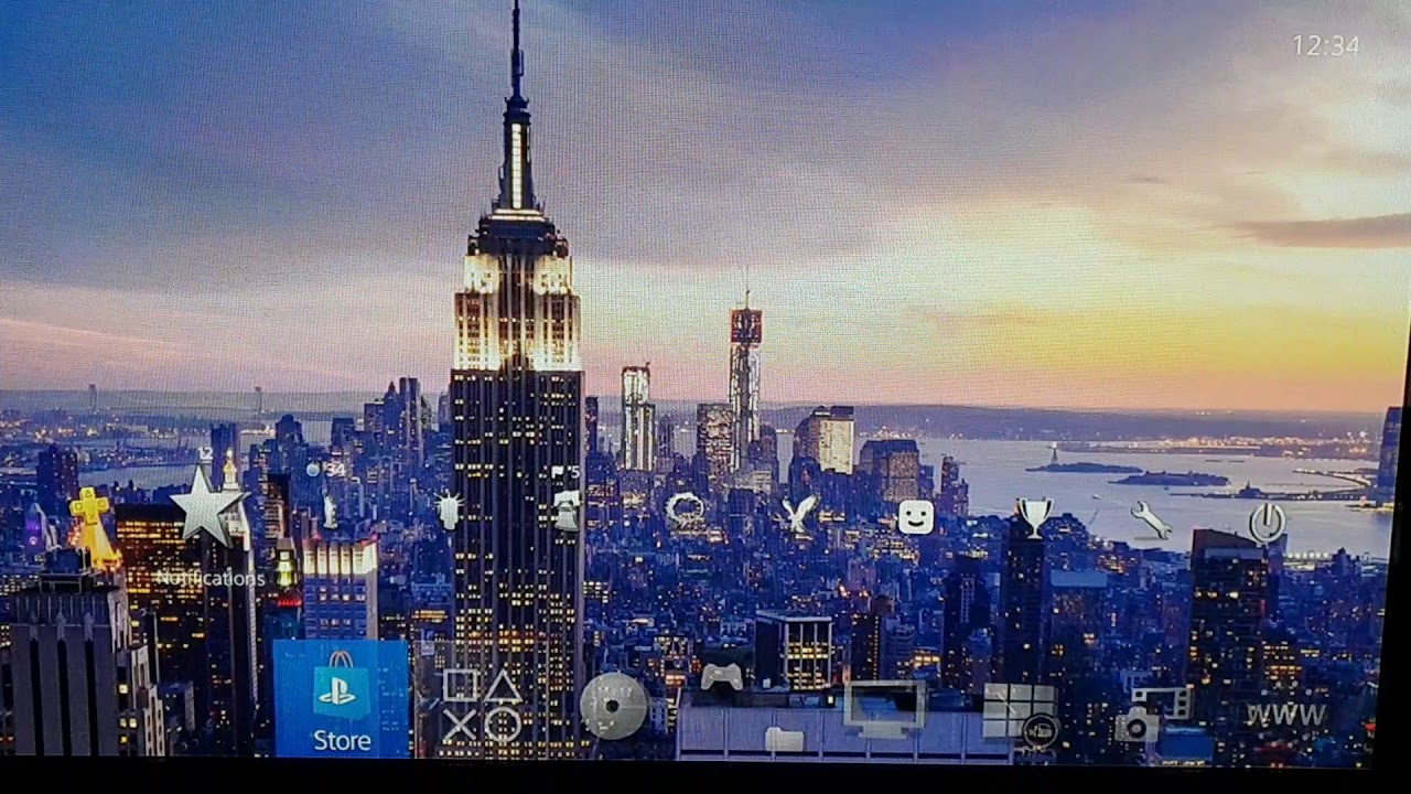 4k New York City Manhattan Dynamic Theme BRIKS 2 PS4 Design - YouTube