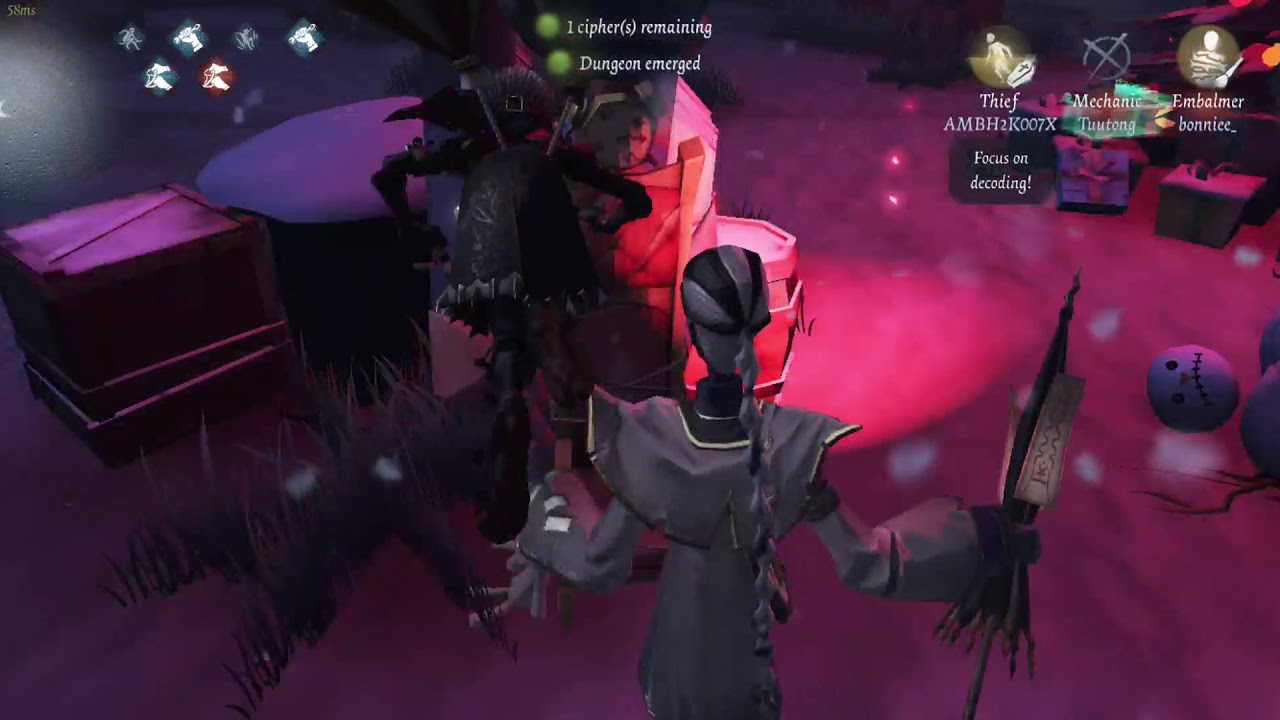 Identity V - Embalmer Gameplay (Exorcist Limited Costume) Tedious match ...