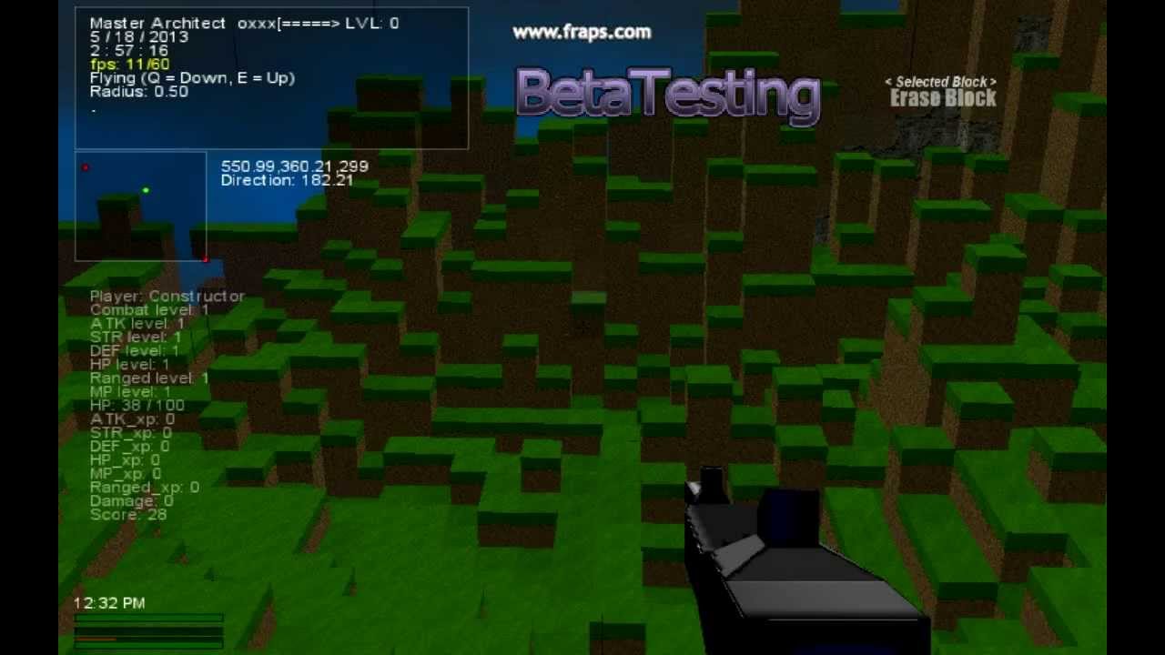 Beta Test Run Of Voxel Engine In The Works - YouTube