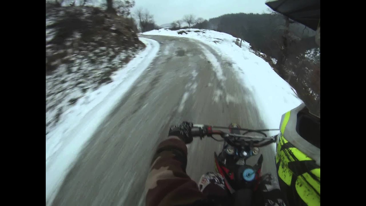 chute dirt ycf 125 - YouTube