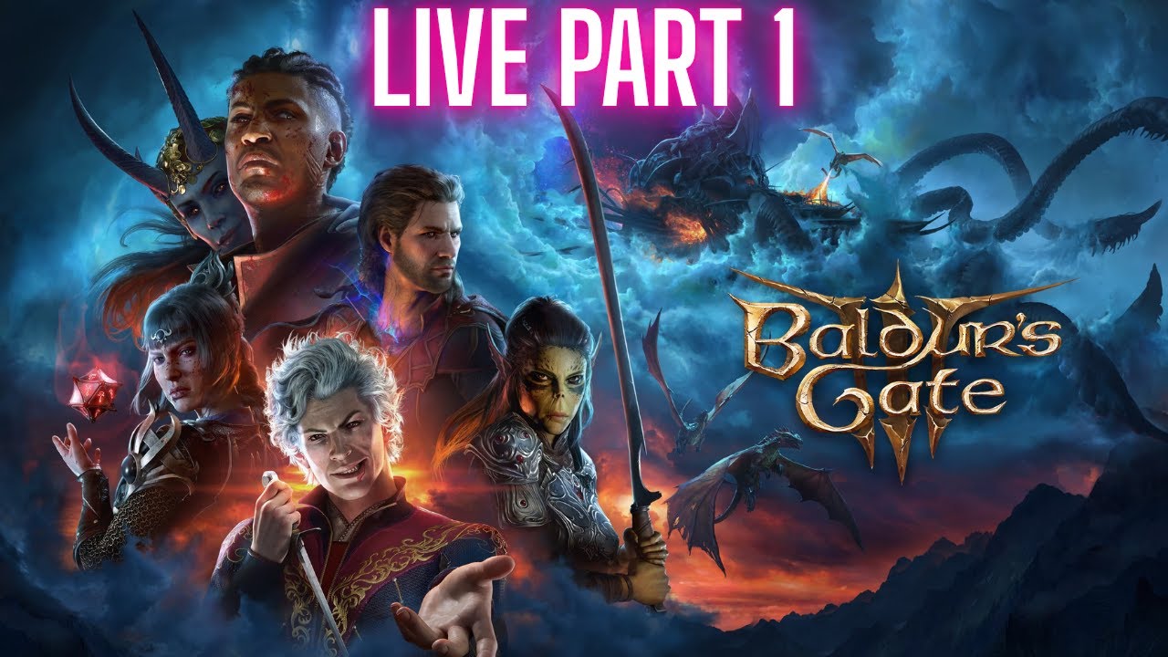 Baldur's Gate 3 For The First Time With Jay (Part 1) - YouTube