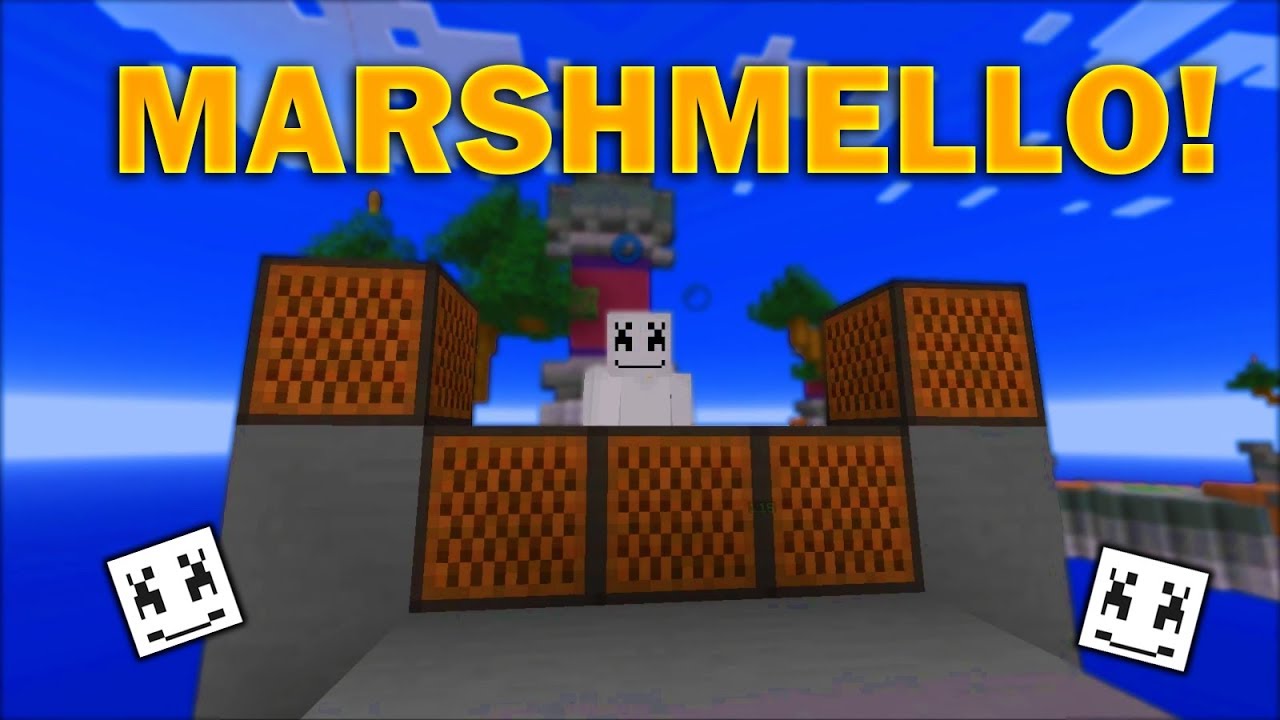 Marshmello Appears In Minecraft Youtube
