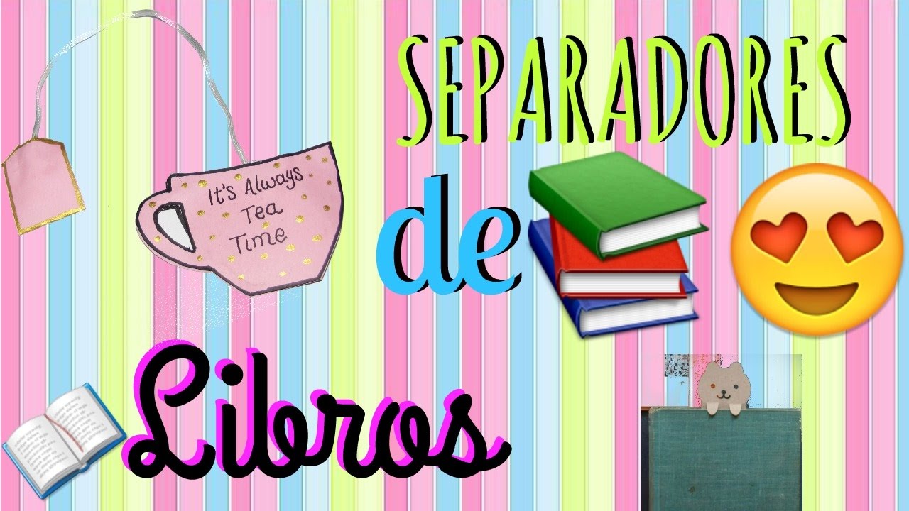 SEPARADORES DE LIBROS DIY / Bookmarkers | Marialis - YouTube